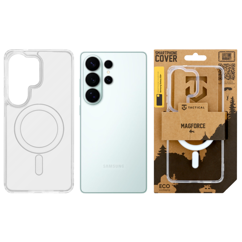 Tactical MagForce kryt pre Samsung Galaxy S26 Ultra Transparent