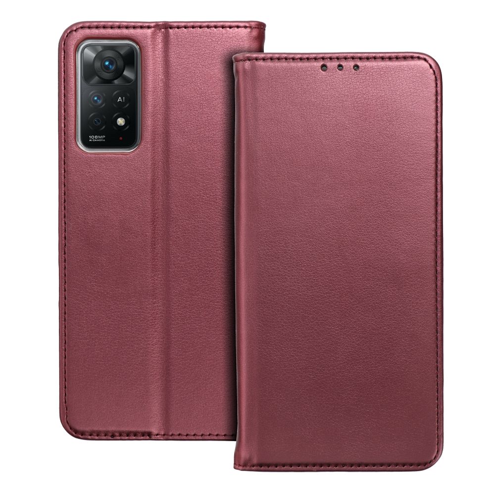 Kryt Smart Magneto Book Case Xiaomi Redmi Note 15 Pro Plus 5G Burgundy