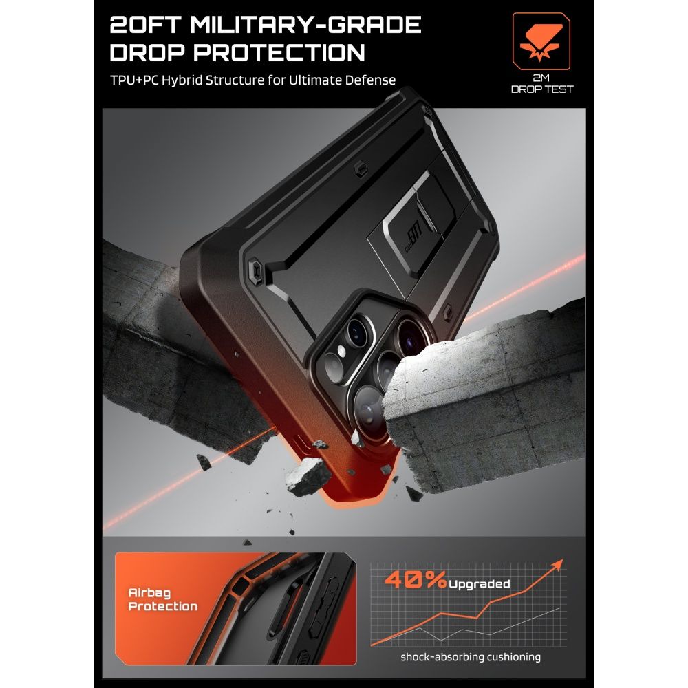 Ochranné sklo Supcase Unicorn Beetle Pro & Tempered Glass 2-Pack ...