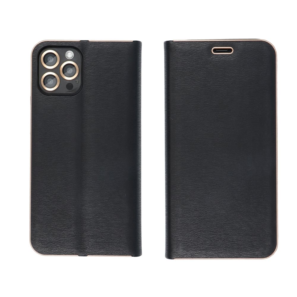 Kryt Luna Book Gold Samsung Galaxy S26 Edge Black