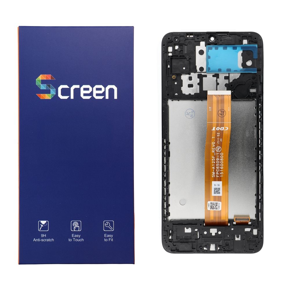 OG LCD Display Samsung Galaxy A12 A125F/U/W/M Oem With Frame