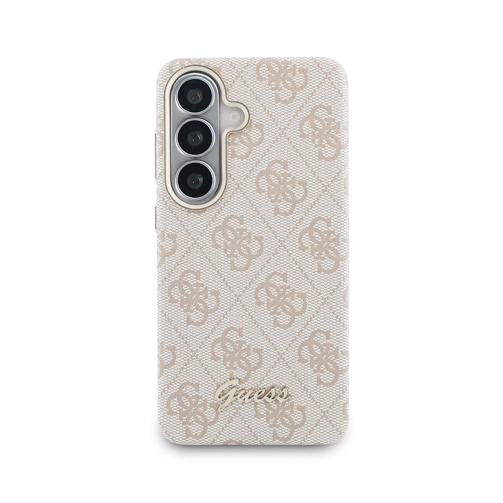 Guess PU 4G Script Metal Logo Magnetic zadný kryt pre Samsung Galaxy ...