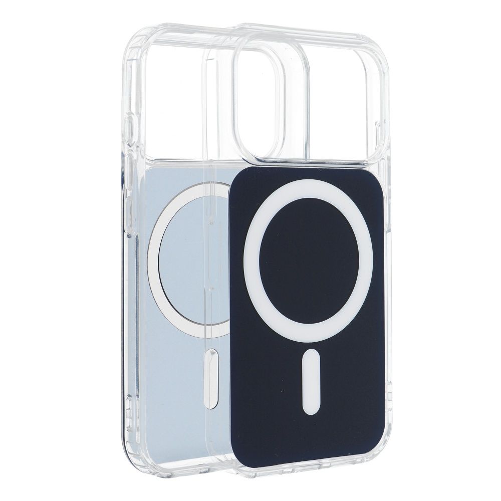 Kryt Clear Fusion Mag Cover Case s MagSafe Samsung Galaxy A37 Navy Blue