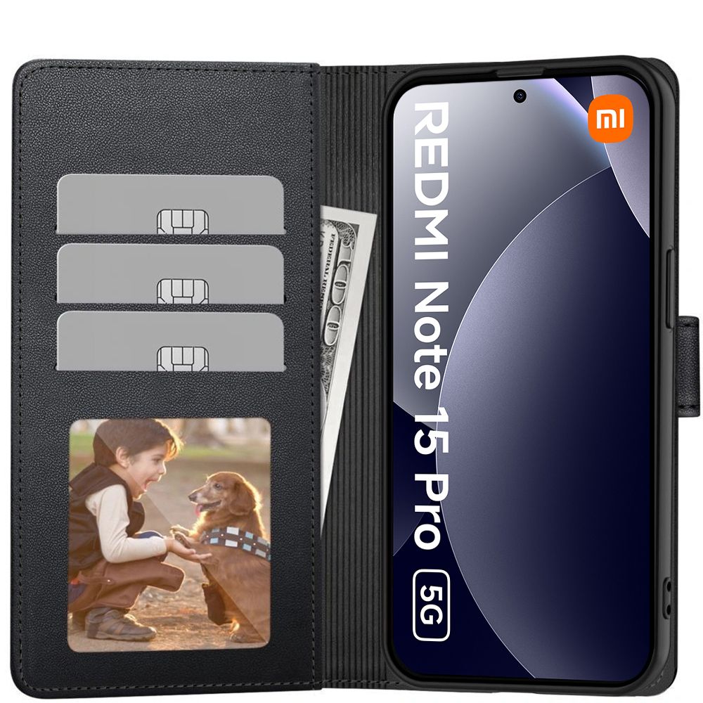 Kryt Tech-Protect Wallet Xiaomi Redmi Note 15 Pro 5G Matte Black