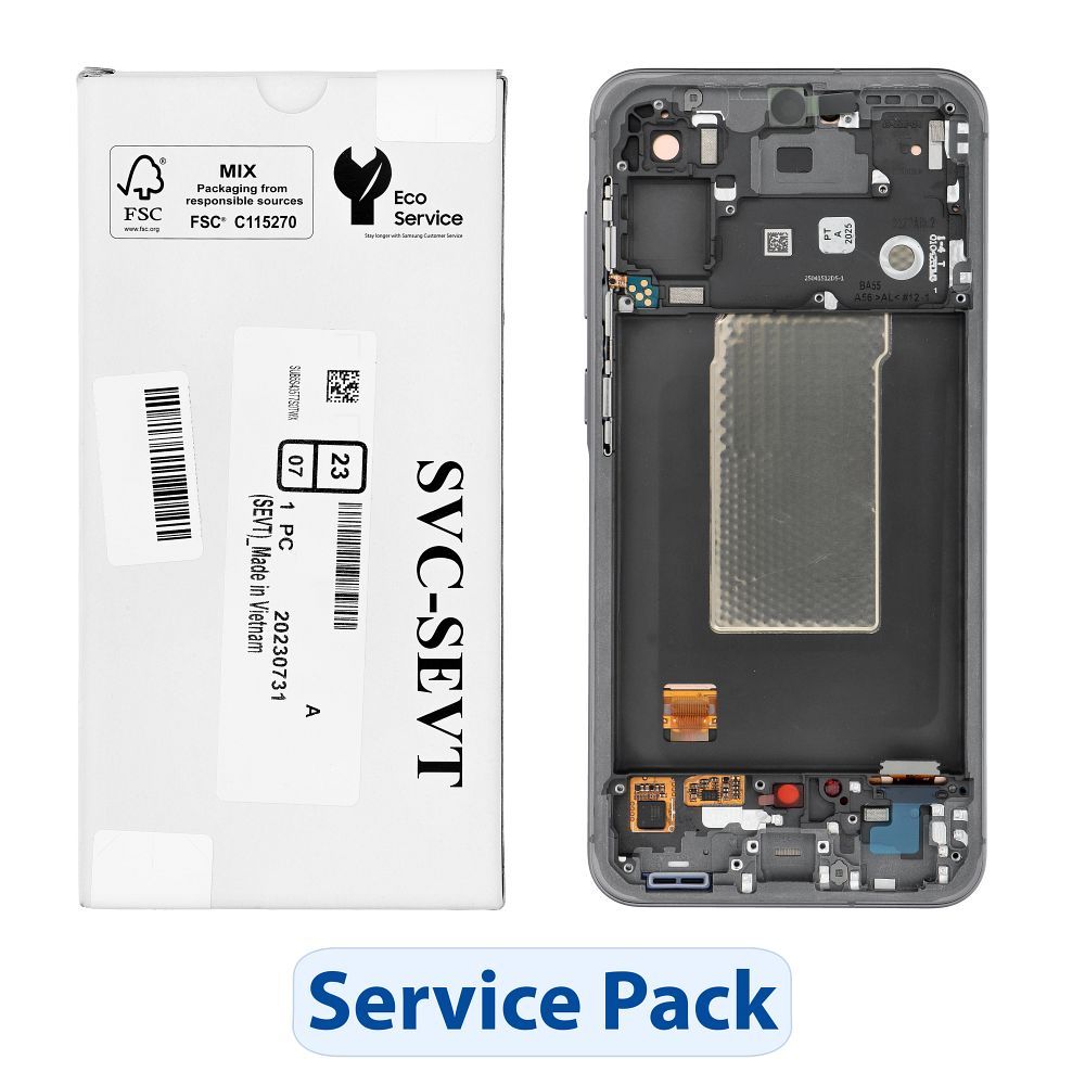 LCD Display Samsung Galaxy A56 5G A566B Graphite Gh82-36829A (Service ...